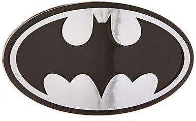 Chroma 41504 Batman Logo Injection Molded Chrome Colored Emblem Decal ...