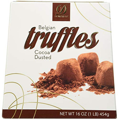 Donckels Cocoa Dusted Belgian Chocolate Truffles - 1 LB Box ...