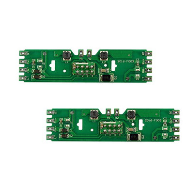PCB011 2pcs HO 187 Scale Model Train Power Distribution Board with Status LEDs for DC and AC ...