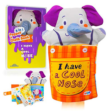 Soft Baby Book Cloth Fabric - Touch and Feel Pack Fun Interactive ...