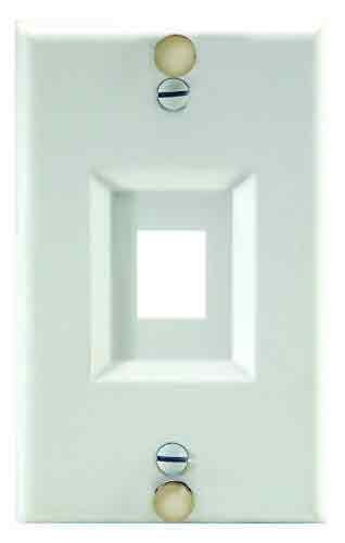 Legrand - On-Q WP3467SS Keystone Wall Phone Plate, Stainless Steel ...