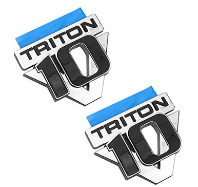 2Pack V10 Triton Emblems 3D Decals Stickers Replacement Emblem for F ...