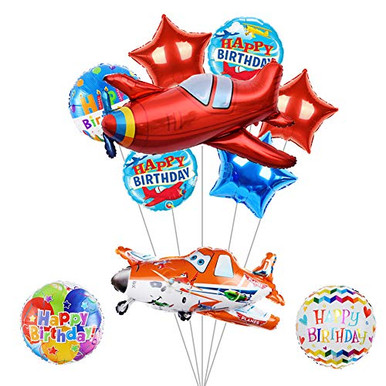 Airplane Balloons Airplane Mylar Helium Balloon Party Supplies Baby ...