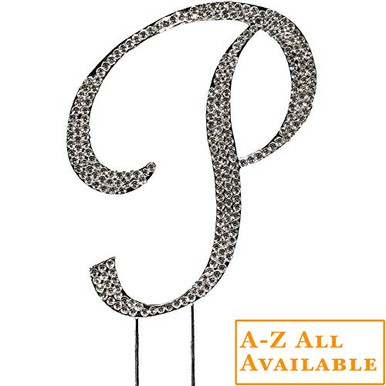 Letter P Cake Topper - Letters Cake Toppers A-Z Available - Initial ...