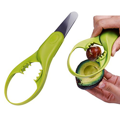 JHC 4-in-1 Avocado Slicer Stainless Steel Pitter Suitable for all sizes ...