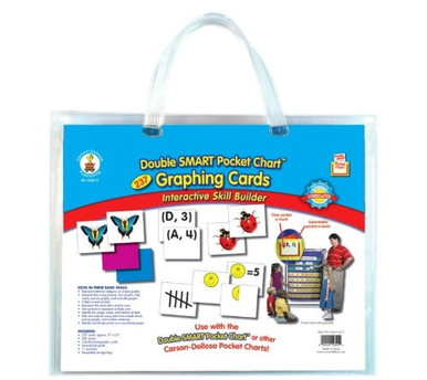 DOUBLE SMART POCKET CHART GRAPHING CARDS POCKET CHARTS - PO ...