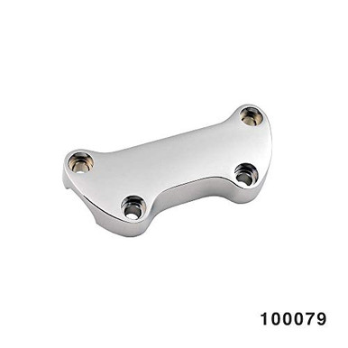 FANGSTER ONE PIECE RISER COVER SMOOTH CHROME FOR HARLEY DAVIDSON DYNA ...