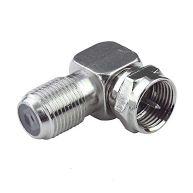 LINKOMM 10-Pack F-Type Female to Male Right-Angle RG6 Coaxial Connector ...