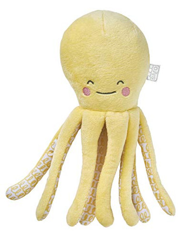 Kalencom Plush Sensory Toy Saro Long Legs Octopus Rattle and Crinkle ...