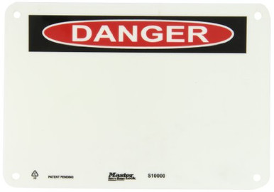 Master Lock S10000 10 Width x 7 Height Polypropylene Red and Black on ...