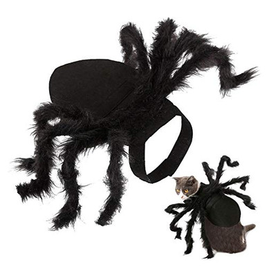 NH KOXHOX Pet Spider Costume Cats Horror Spider Wings Dress Up Cosplay ...