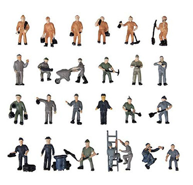 27PCS 187 Train People Figures Gdaya HO Scale People Hand Painted ...