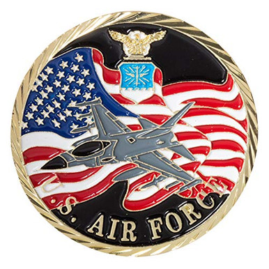United States Air Force USAF F-16 Challenge Coin - Warehousesoverstock