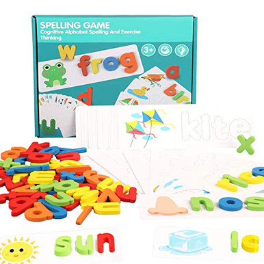 EKVINOR See and Spell Learning Toys Letter Spelling and Writing Toy ...