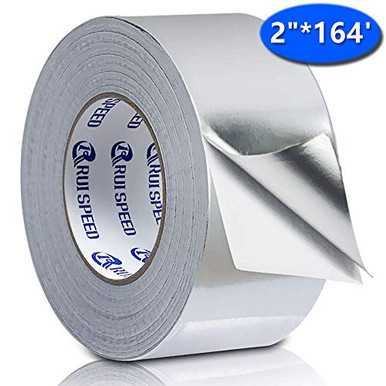 Sliver Aluminum Foil Tape for Duct Work 2 in x 164 ft 4mil Reflectix ...