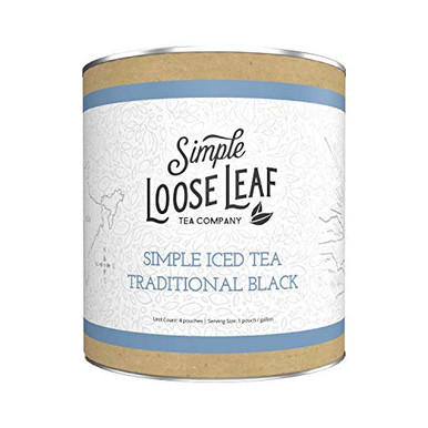 Simple Loose Leaf - Traditional Black Iced Tea 4 pk - Premium Brewable ...