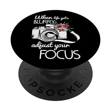 Photography Camera Gift for Photographers Journalist Photo PopSockets ...