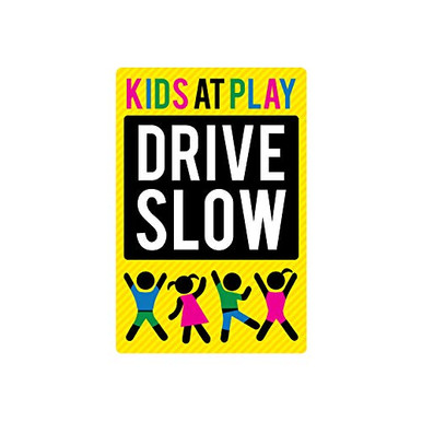 Children at Play Sign 12 x 18 Neighborhood Safety SignKids at Play ...
