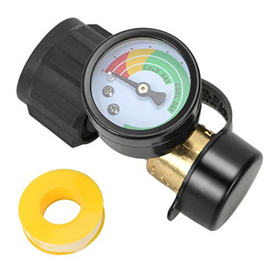 STYDDI Propane Tank Gauge Fuel Level Indicator for Gas Grill BBQ and RV ...