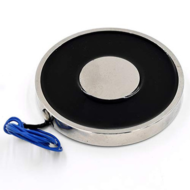 DC 12V 200N 44LB20Kg Suction Holding Sucker Round Electric Magnet ...