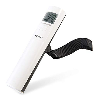 AIR SCALE Luggage Scale Battery-Free No battery required Dynamo baggage ...