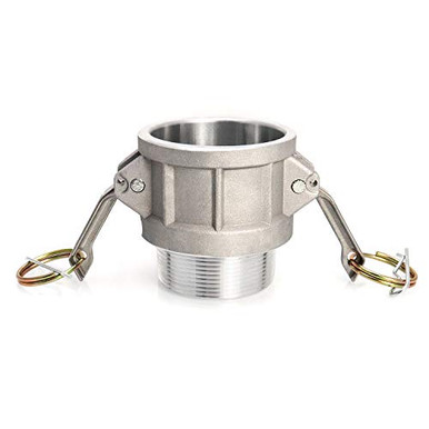 QWORK Aluminum Type B Camlock House Fitting - Hose Coupler - 2 Female ...