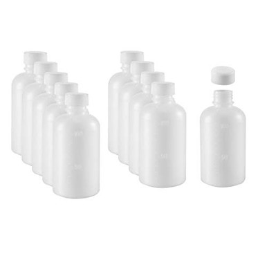 uxcell Plastic Lab Chemical Reagent Bottle 100ml3_4oz Small Mouth ...
