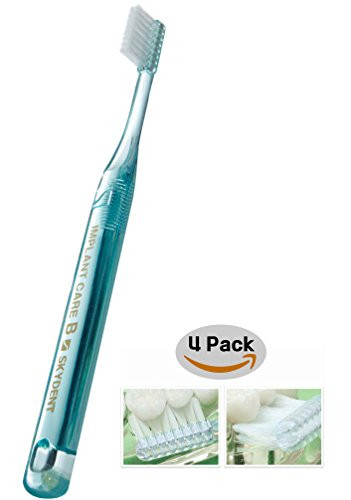 Sky Implant Care Toothbrush 4 Pack Super Soft Post-Surgical Toothbrush ...