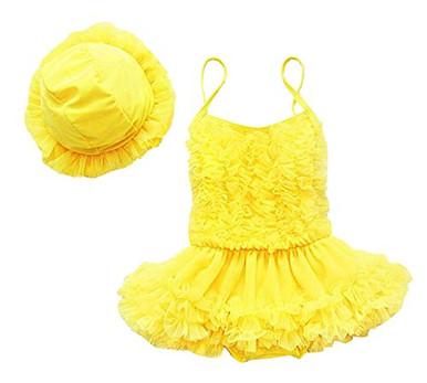 TAIYCYXGAN Girls Princess Lace Layer Swimsuit Tutu Dress One-Pieces ...