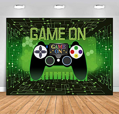 Sensfun Video Game On Party Backdrop Kids Boys Birthday Gaming Party ...
