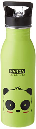 Happy Haystack Panda Stainless Steel Insulated Water Bottle with Straw ...