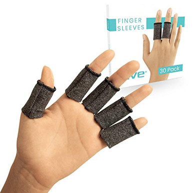 Vive Finger Sleeve Protectors 30 Pack - Thumb Support Brace for Gaming ...