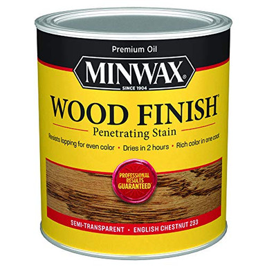 Minwax 700444444 Wood Finish Penetrating Stain quart English Chestnut ...
