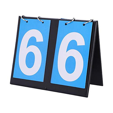 Wbestexercises Flip Desk ScoreboardPortable Table Top Score Keeper Easy ...