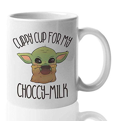 Movie Coffee Mug - Cup For My Choccy Milk - The Green Baby Alien Space ...