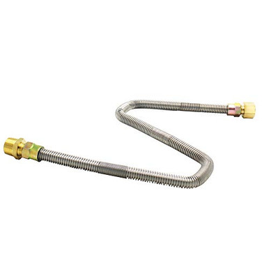 MENSI Whistle Free Gas Flex Line for Fire Pit and Fireplace - Stainless ...