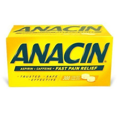 Fast pain relief - Anacin Tablets 300 Coated Tablets Box ...