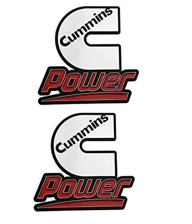 2Pack Cummins emblem Decal Stickers Power Diesel Badge Truck Automotive ...
