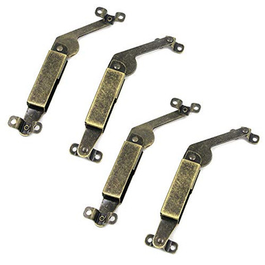 Tulead Lid Support Hinges Iron Spring Loaded Lid Support Box Cabinet ...