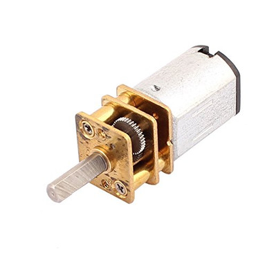 uxcell DC 3V 15RPM High Torque 3mm Shaft Dia Low Speed Gear Box Motor ...