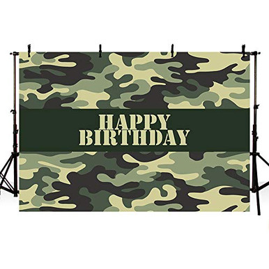 Mehofond Army Soldier Happy Birthday Party Decoration Backdrop Army ...
