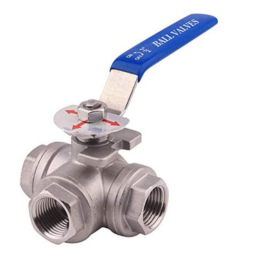 12 NPT Female T-Type Ball Valve with Heavy Duty Blue Vinyl Insulation ...