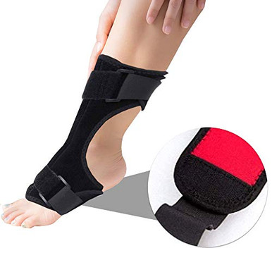Plantar Fasciitis Night Splint Breathable Adjustable Foot Drop Brace ...