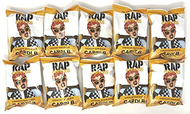 Rap Snacks 1 oz Potato Chip Bags Pack of 10 Cardi B Cheddar BBQ ...