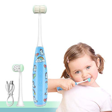 U-Shaped Triple-Toothrush Kids-Autobrush - Sonic Toothbrush Unicorn ...