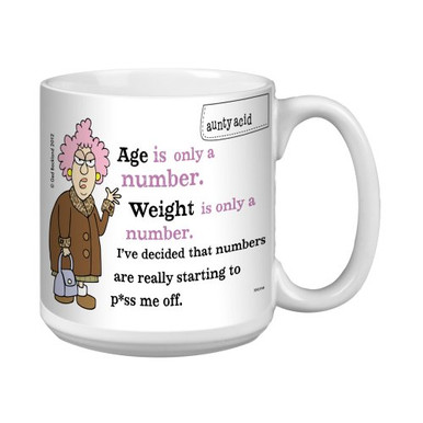 Aunty Acid Funny Extra Large Mug 20-Ounce Jumbo Coffee Cup Hilarious ...