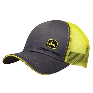 John Deere Tractors Toddler Boy Charcoal and Yellow Off Center ...