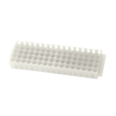 Bio Plas 0060 Natural Polypropylene Microcentrifuge PCR Tube Rack with ...