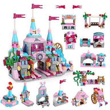 Vanmor 568Pcs Princess Castle Building Blocks Set Toy for Girls Castle ...