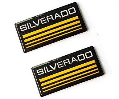 2pcs Side Pillar 3D Badge Emblems Roof Cab Body Decal Compatible for 88 ...